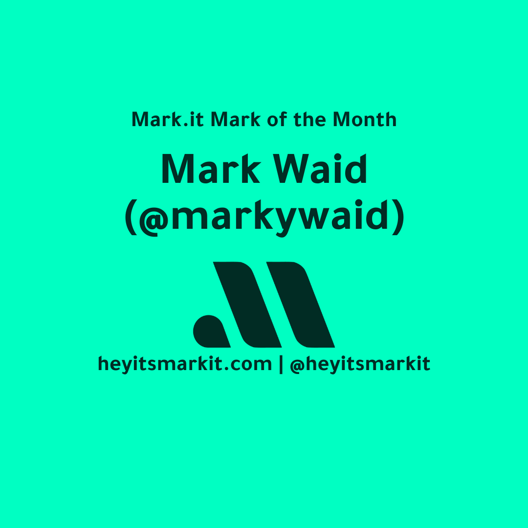 Ken Had His Moment. Now It’s Mark’s Turn. Introducing Markit's First ...